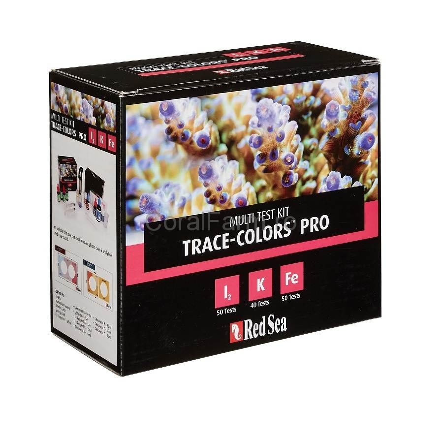 Red Sea Trace Colors Pro Multi Test Kit (I2,K,Fe) - CoralFarm.ro