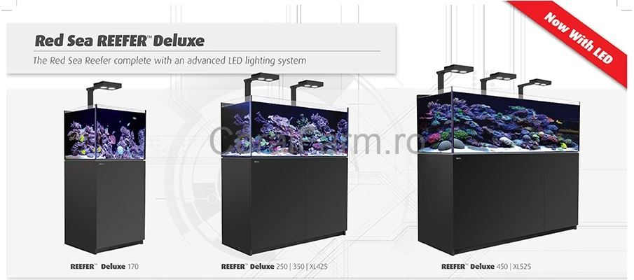 Acvariu Red Sea REEFER 300 G3 Deluxe - Alb (incl. 2 X RL115 & arms)